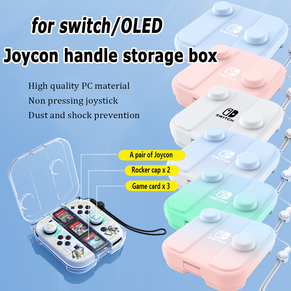 for Nintendo Switch/OLED Joycon Storage Case Portable Box with hanger ...