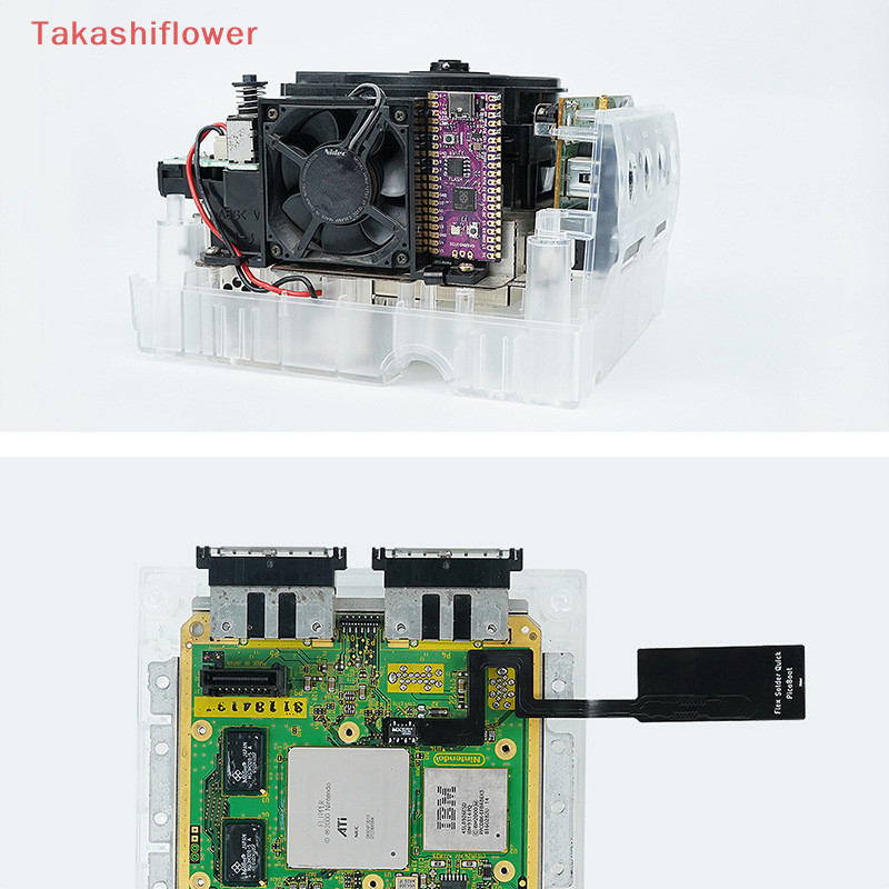 (Takashiflower) Raspberry Pi Pico Picoboot FPC Card Reader For GC2SD/SD2SP2 Retro Game Consoles ...