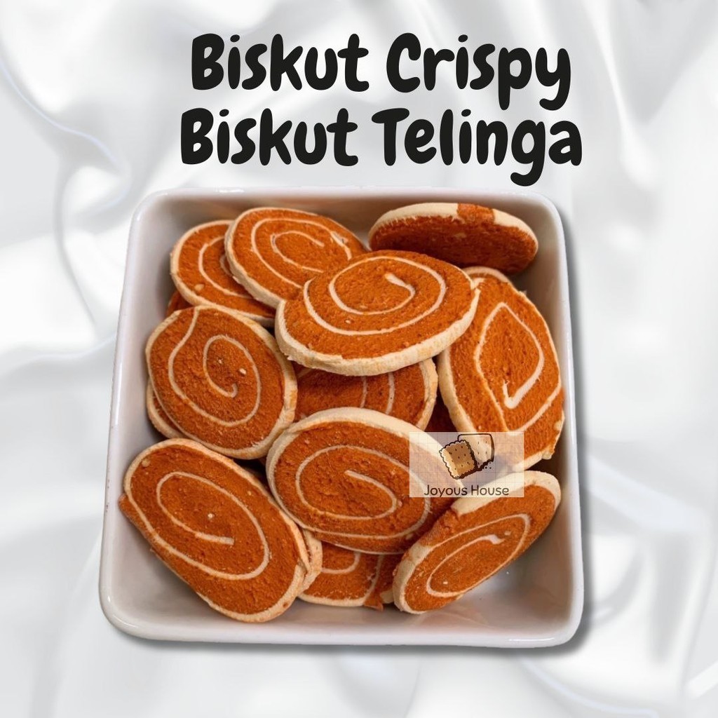 250g - 1KG Biskut Crispy Biskut Telinga / Biscuit | Shopee Malaysia