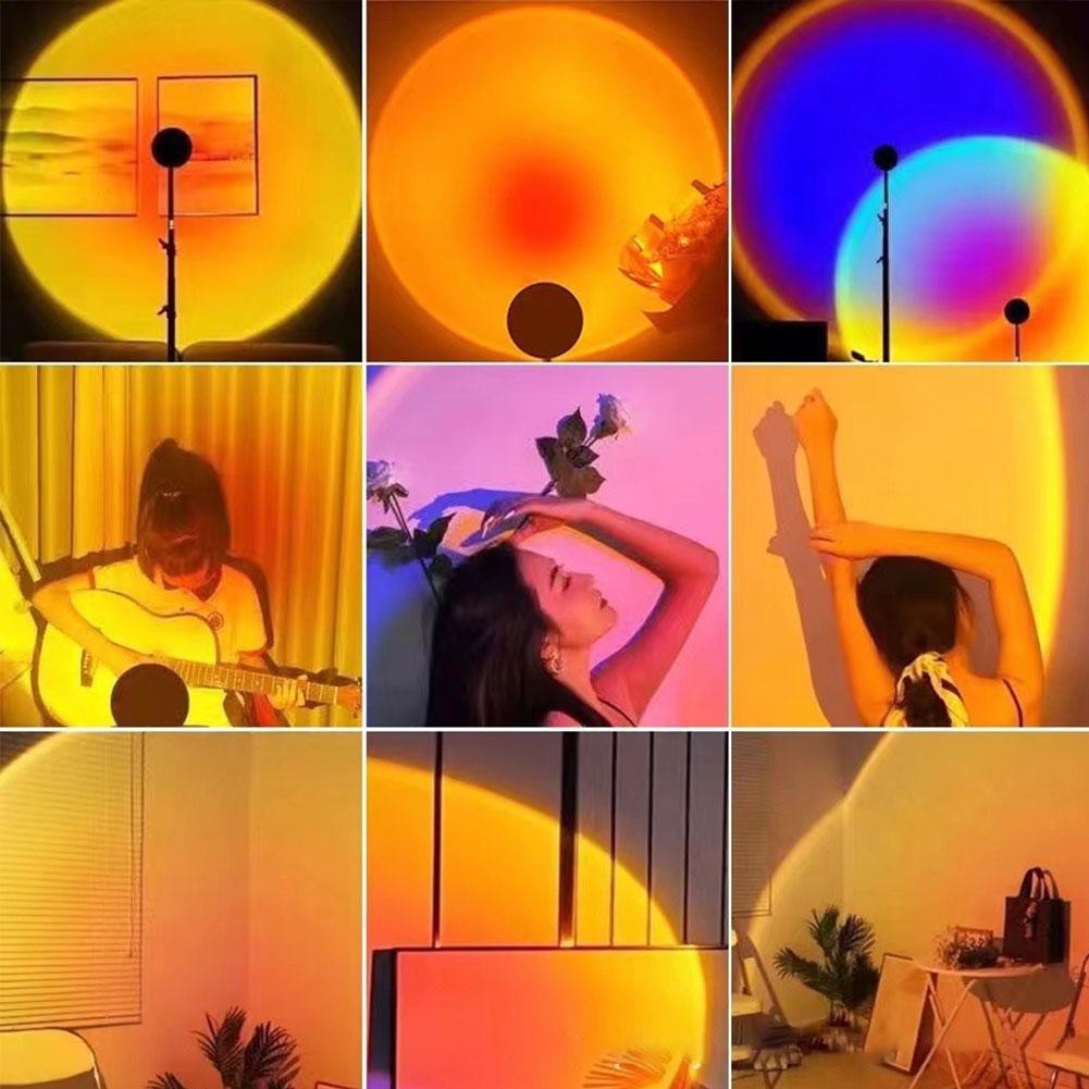 Sunset Sunset Afterglow Ambient Light Internet Celebrity Projection ...