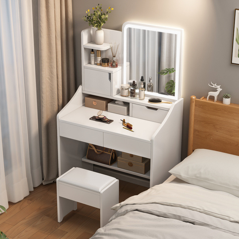 Modern Simple Dressing Table Storage Cabinet Bedside Table ins Style ...