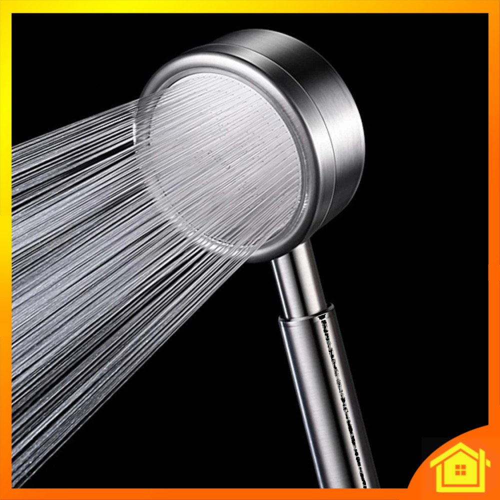 High Pressure Shower Head SUS 304 Stainless Steel Bathroom Kepala ...
