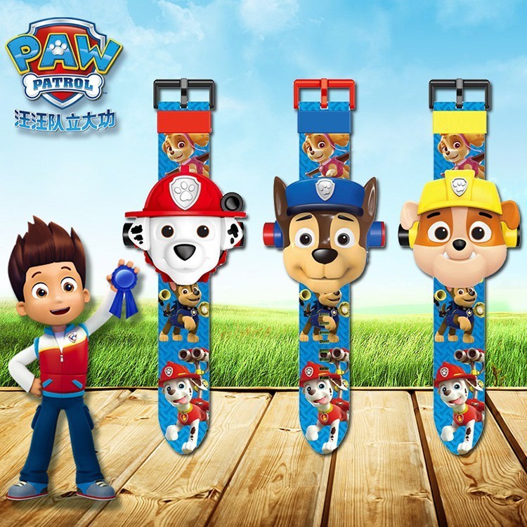 Paw Patrol Kids Projection Toys Digital Watch Children Developmental ...