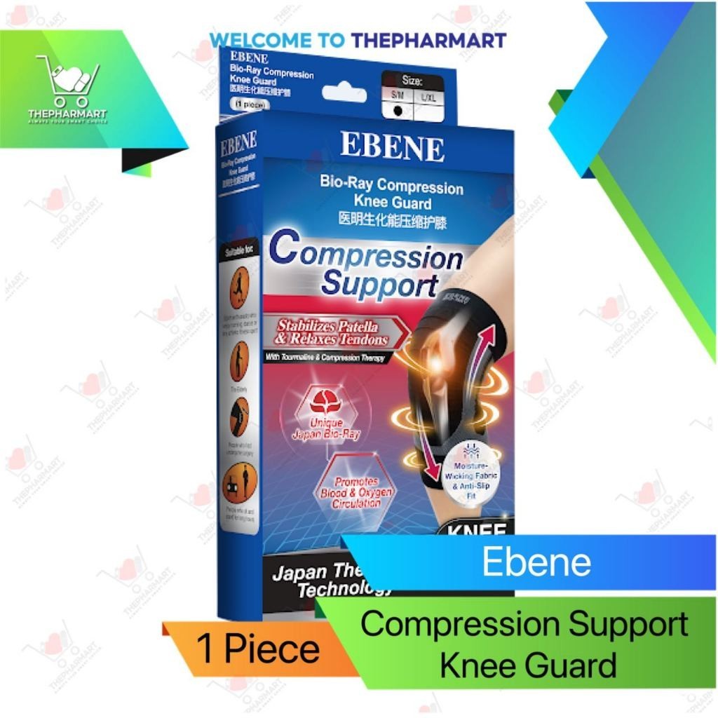 Ebene Bio Ray Compression Support Knee Guard (1 Piece) | Shopee Malaysia