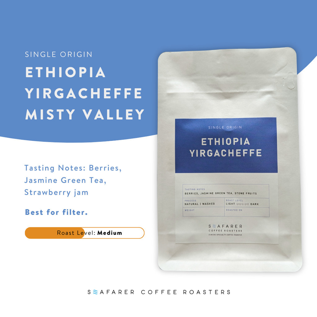 [Ethiopia Yirgacheffe Misty Valley G1] Single-Origin Coffee Beans // Freshly Roasted by Seafarer ...