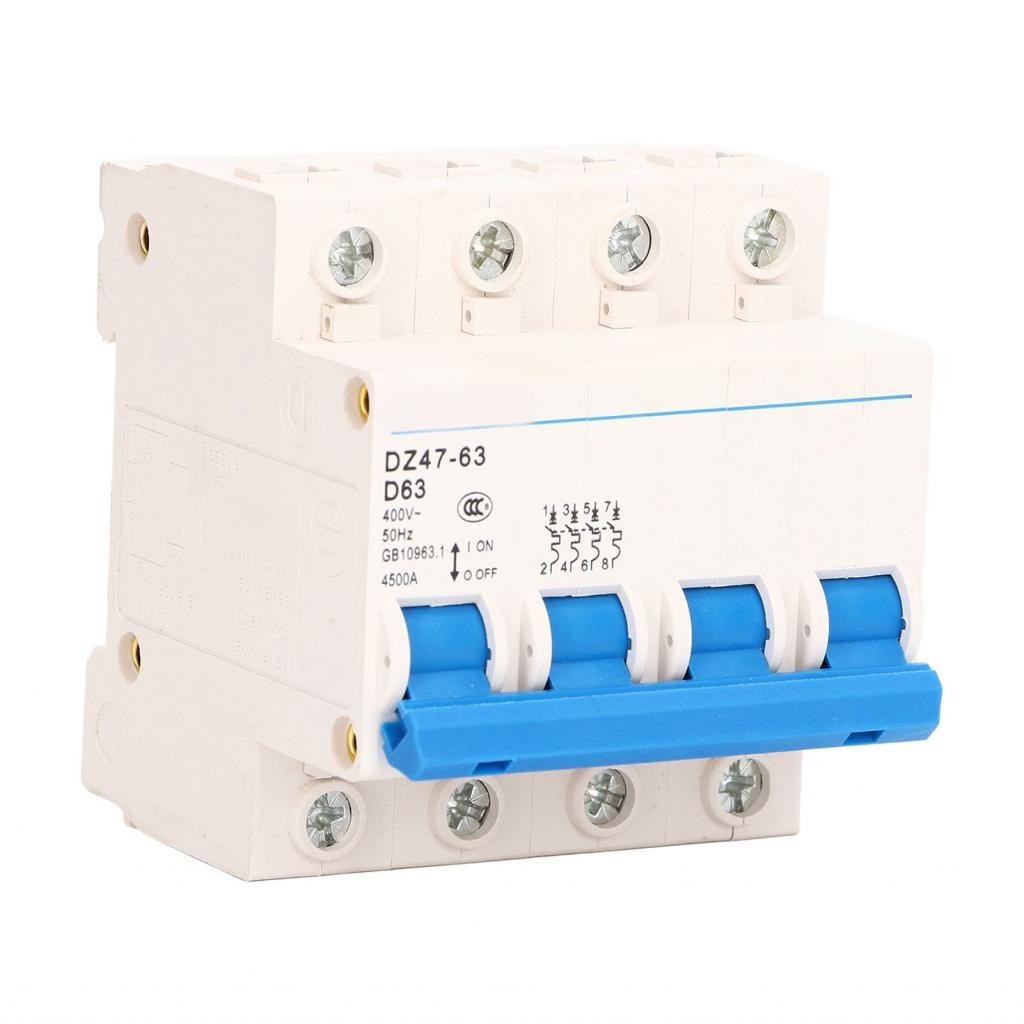 Xiyijia 4P Miniature Circuit Breaker Overload Protection Switch AC 400V ...