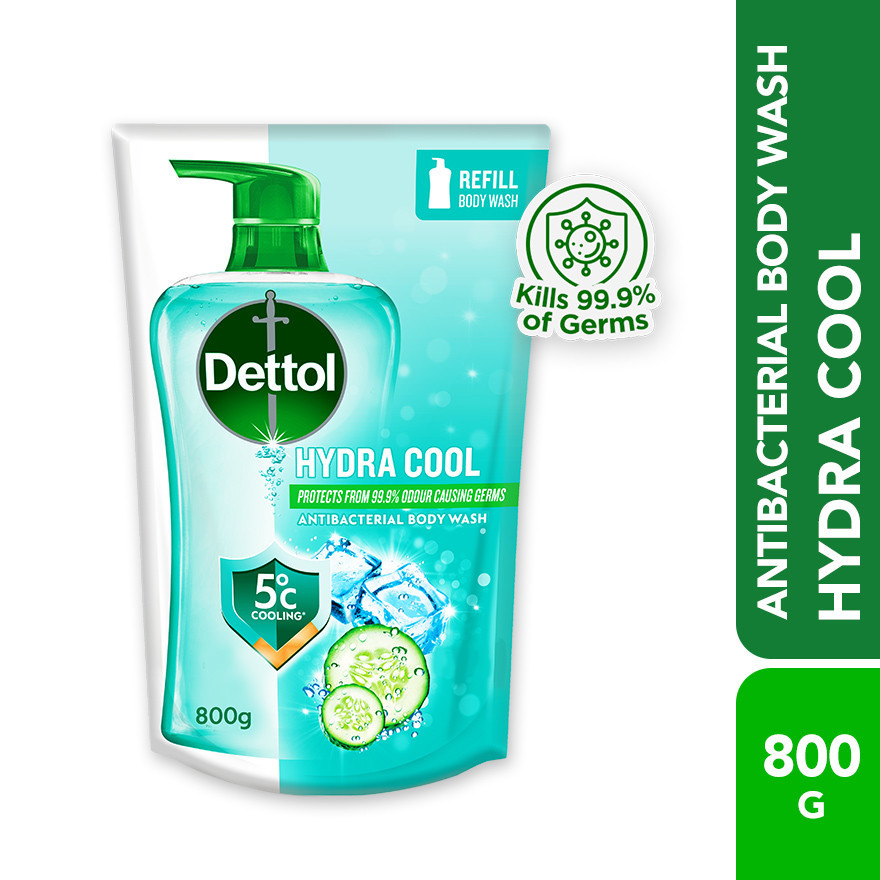 DETTOL Body Wash Hydra Cool Refill 800g | Shopee Malaysia