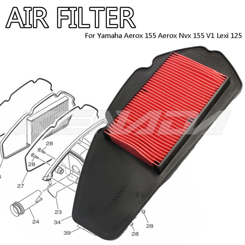 AIR FILTER NVX 155 V1 AIR FILTER AEROX 155 B65-E4451-00 | Shopee Malaysia