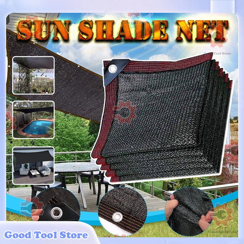 COD Sun Shade Net Anti-UV Outdoor Awnings Sun Shelter Sunscreen Garden ...