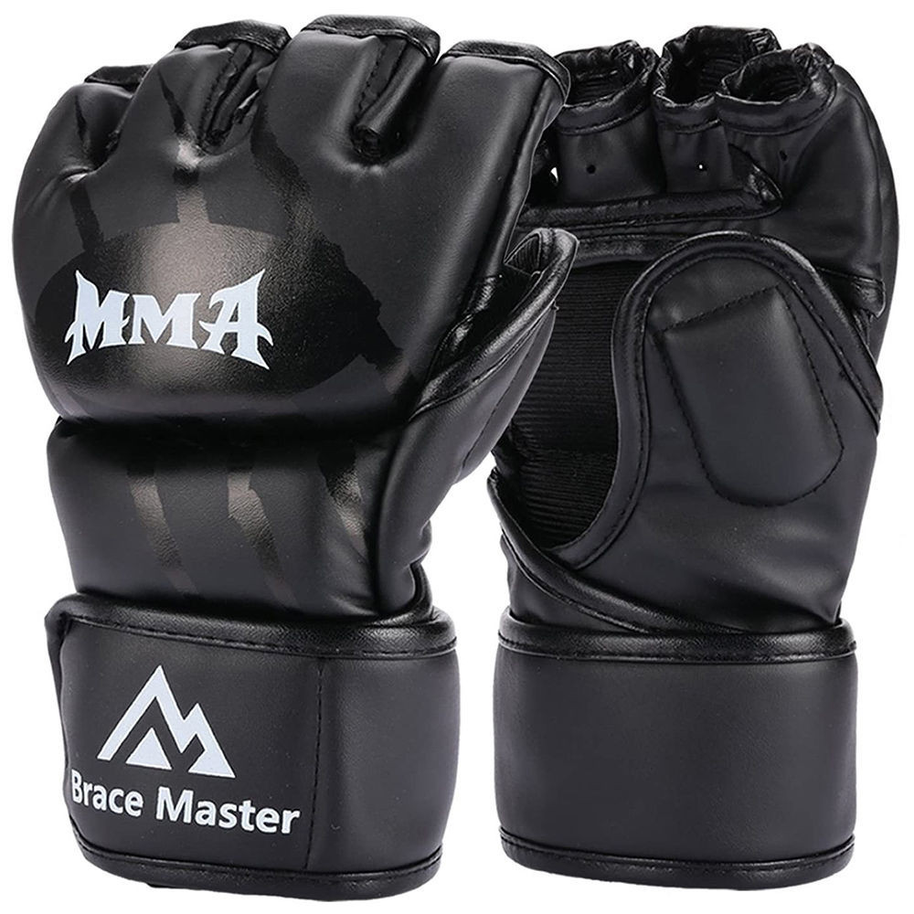 Mma Boxing Gloves Half Finger Gloves Adult Male Sanda Muay Thai ...