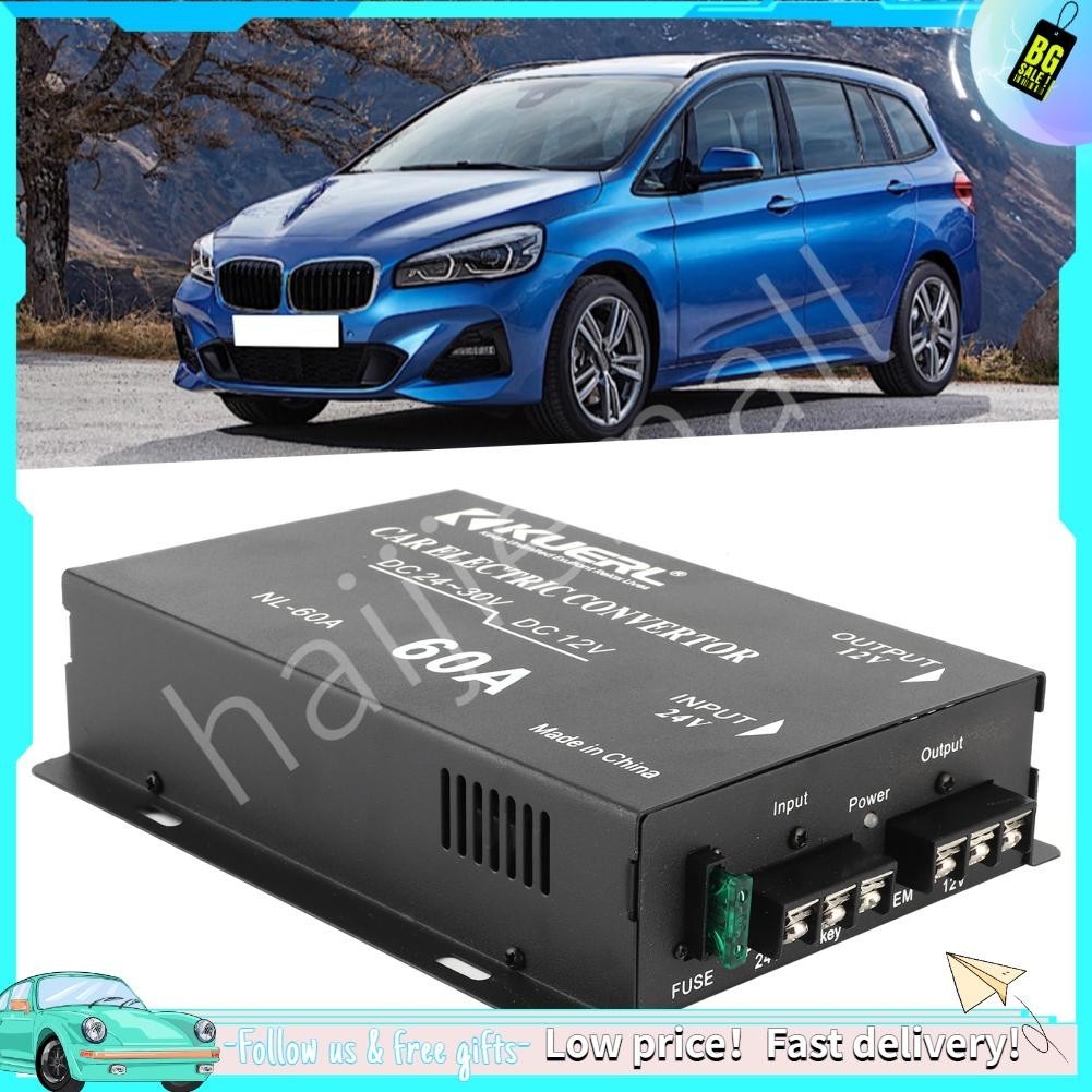 Haijiemall DC Converter Inverter Transformer Power Electric 24V to 12V ...