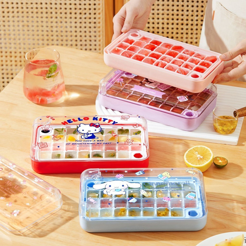 Sanrio Genuine Food Grade Press Ice Cube Grinder Ice Cube Homemade Ice ...
