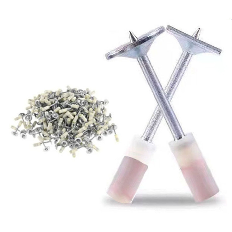 TSR - Per Box 100 Pcs Refill Concrete Nails Stampset Ramset Washer ...