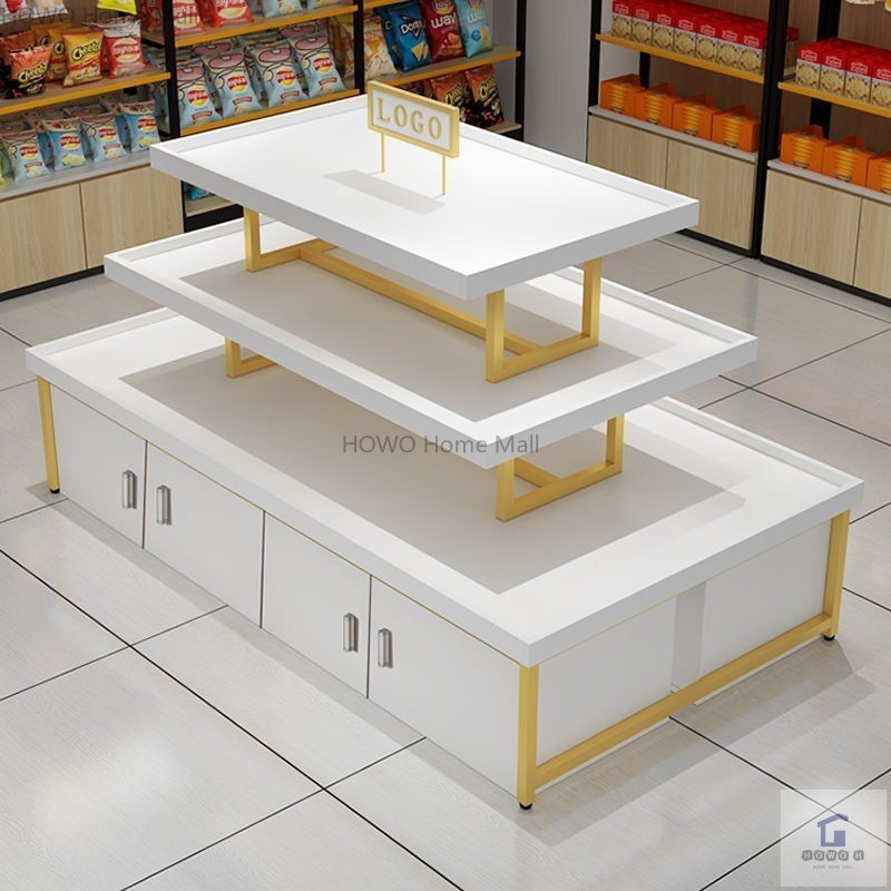 Center Island Display Cabinet Product Display Shelf Maternal and Child Store Promotion Stand ...
