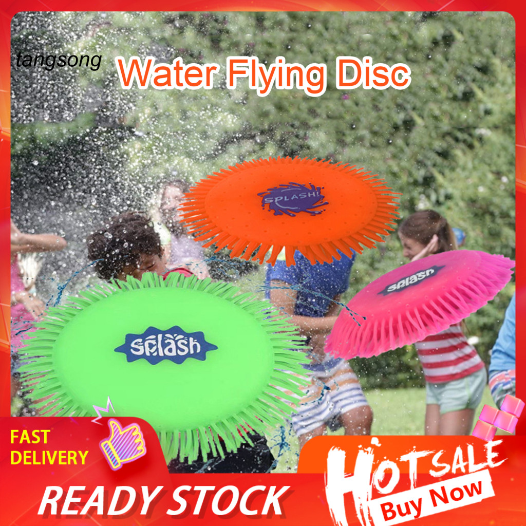 Tang_ Outdoor Water Toy Sturdy Water Saucer Fun Water Flying Disc for ...