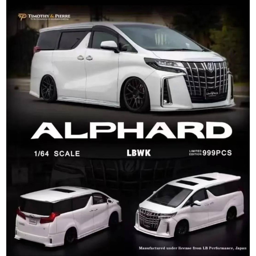Toy Car TOYOTA Alphard MPV For Kids Die Cast Van Model Small Collection ...