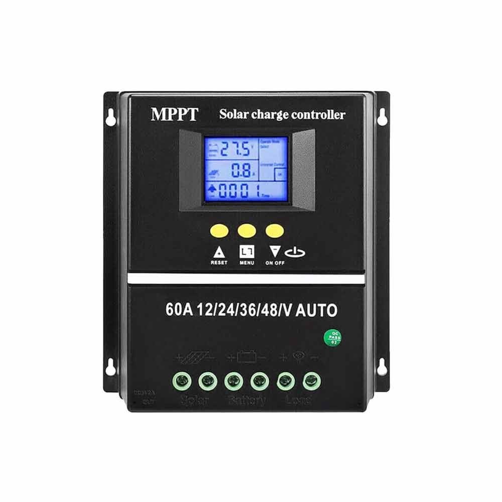 60A MPPT LCD Solar Charge Controller 12/24/36/48V Battery Regulator UK | Shopee Malaysia