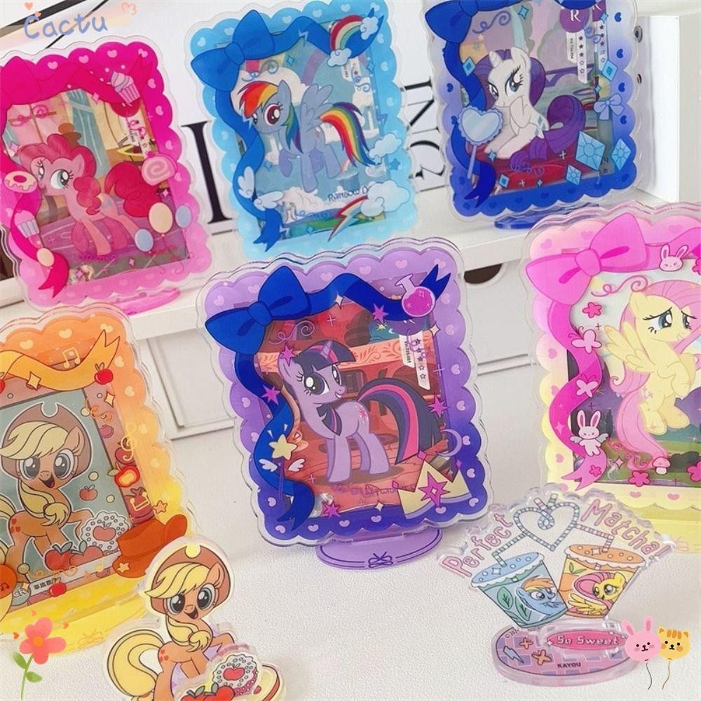 FACC-H Little Pony Photocard Frame, Cartoon INS Card Display Stand ...