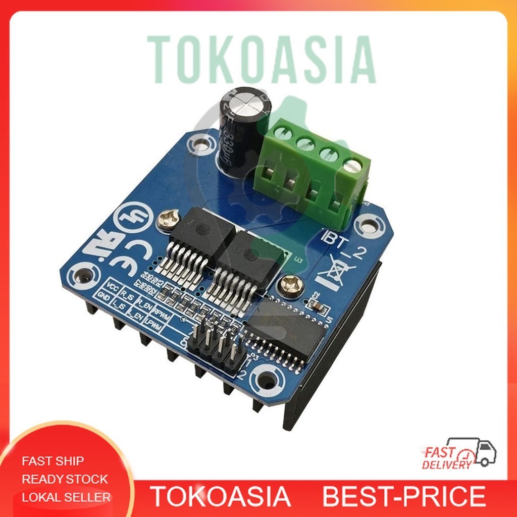 Bts7960 43A High Power H-Bridge Driver DC Current limit control KY3D | Shopee Malaysia