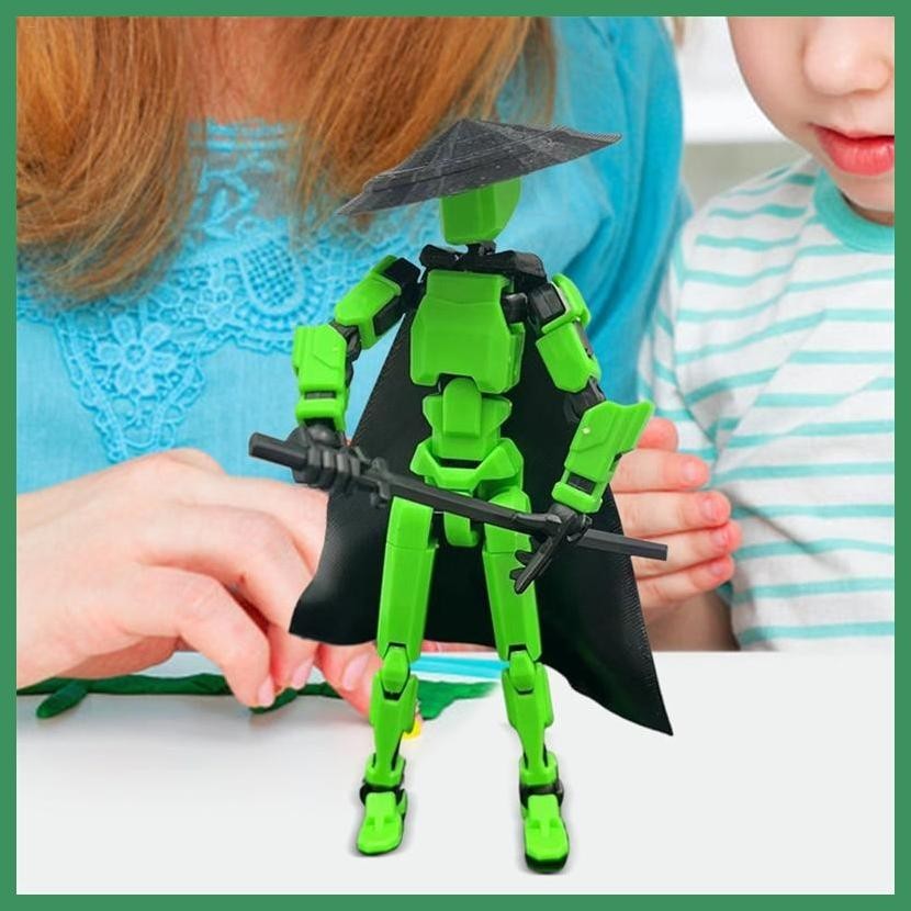 3D Printed Action Figure Multi Joint Movable Robot Articulated Figure ...