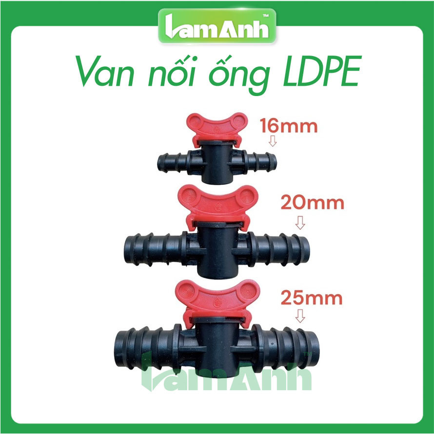 Ldpe pipe connection valve with 2 prongs 16mm - 20mm - 25mm - Lam Anh ...