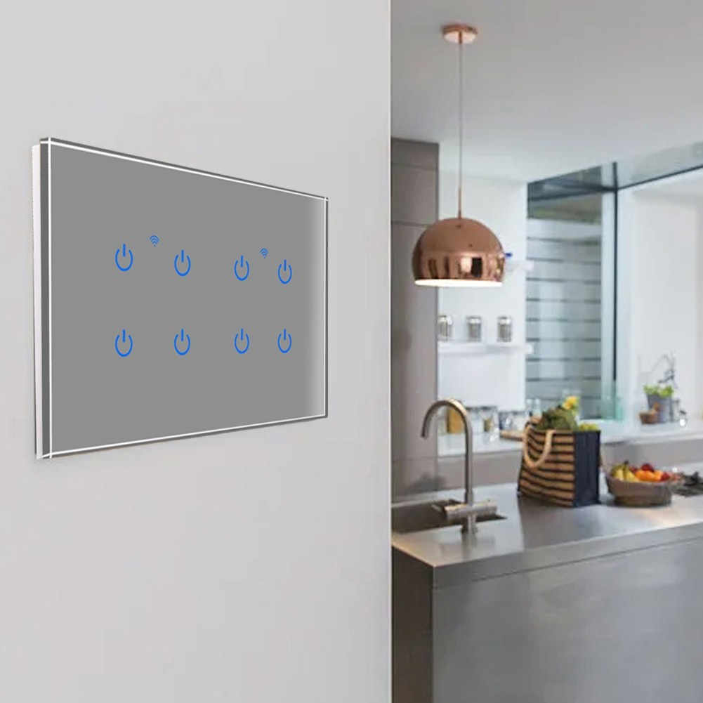 Smart WiFi Touch Switch for Remote Control via For Tuya App and Voice ...