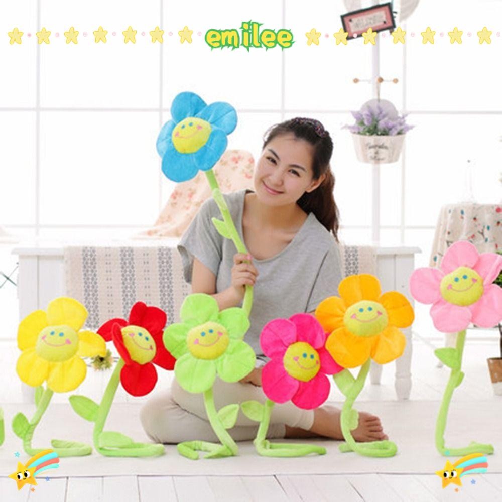 EMIL Plush Sunflower Cartoon Foldable Kids Gift Originality Simulation ...