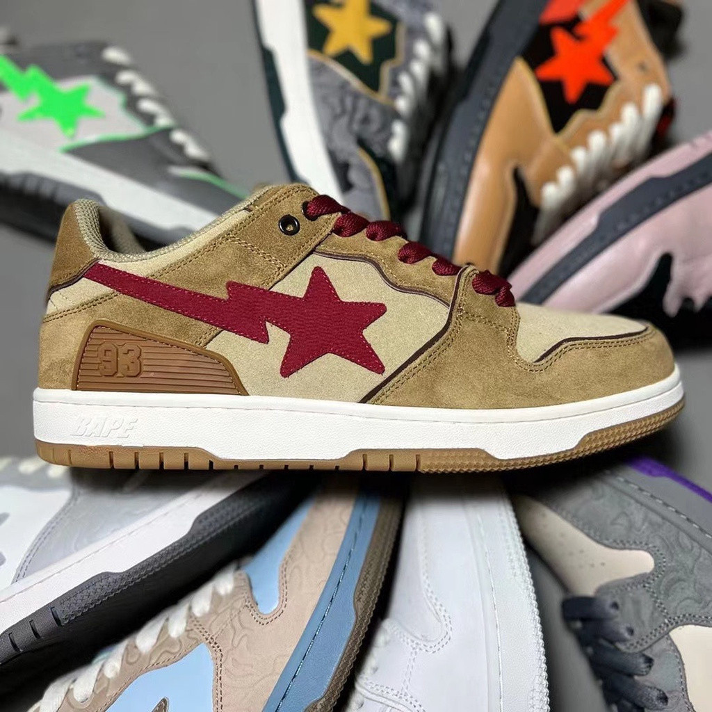 5colors Kasut Bapesta Bape SK8 DUNK Lightning Star Hit Color Small ...