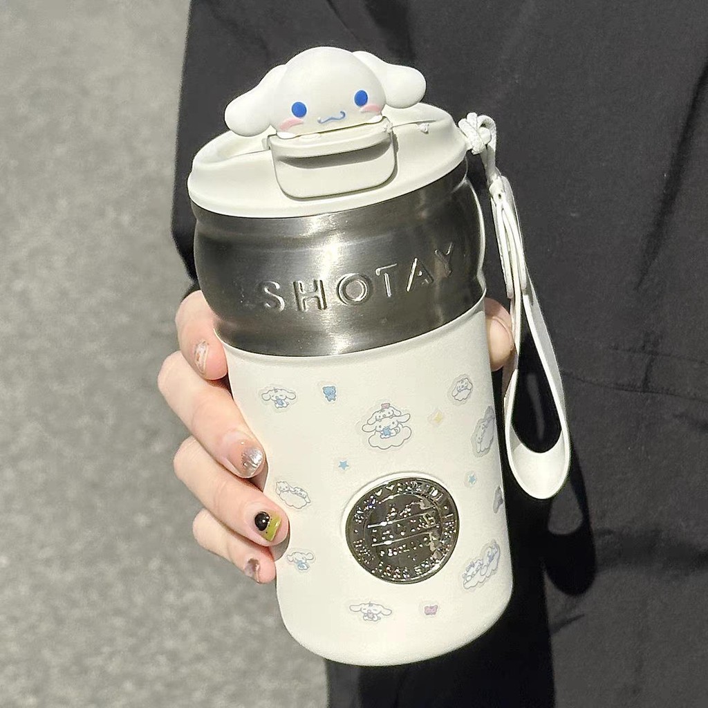 Straw Cup Coffee Cup [523 People Collection] Ceramic Liner Thermos Cup ...