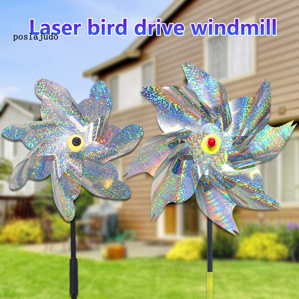 [poslajudo] Outdoor Pinwheel Bird Deterrent Humane Bird Deterrent ...