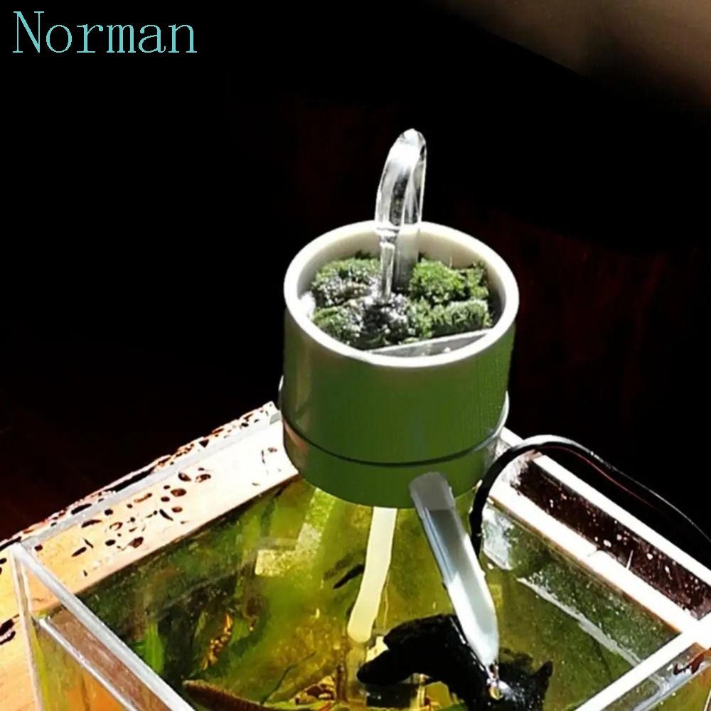 NORMAN Aquarium Filter Box, 3 In 1 Bamboo Tube Type Fish Tank Filter ...