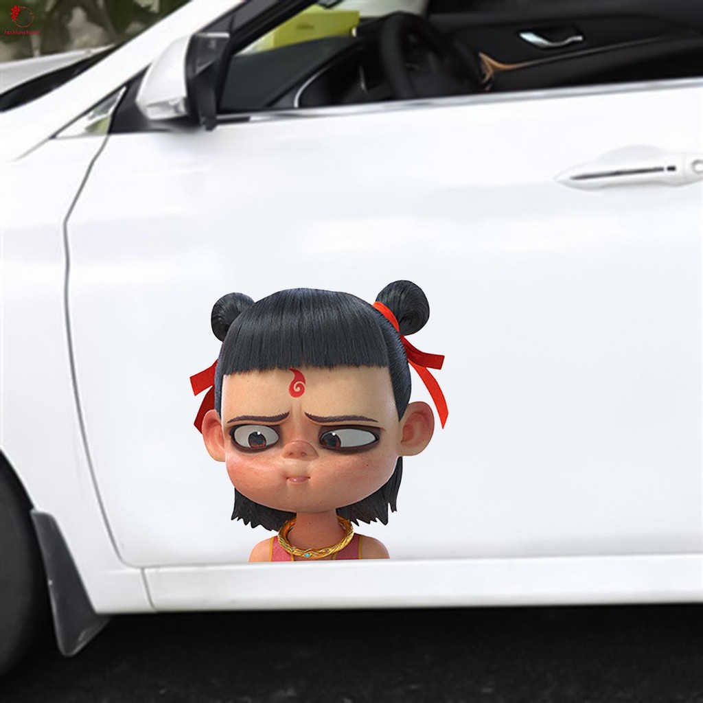 Funny Nezha 2 Movie Stickers Decorative Stickers Cars Scratches Cover ...