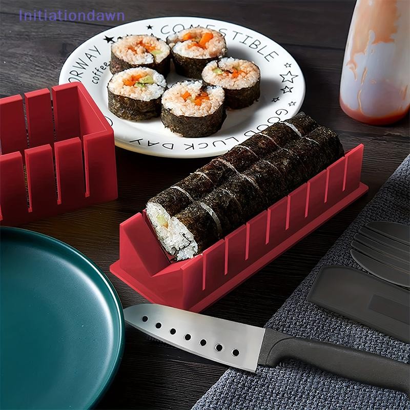 [Initiationdawn] Sushi Maker Kit DIY Sushi Mold Press With Sushi Rice ...