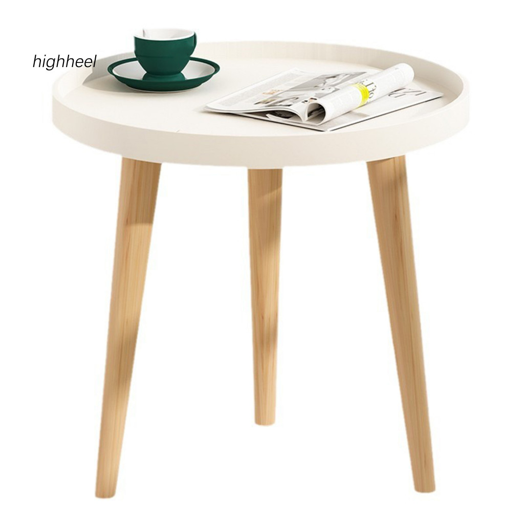 [Ready Stock] Sofa Side Table Modern 3-leg Round End Table for Bedroom ...