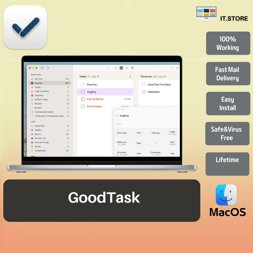 GoodTask MacOS – Intuitive task manager for efficient productivity and ...