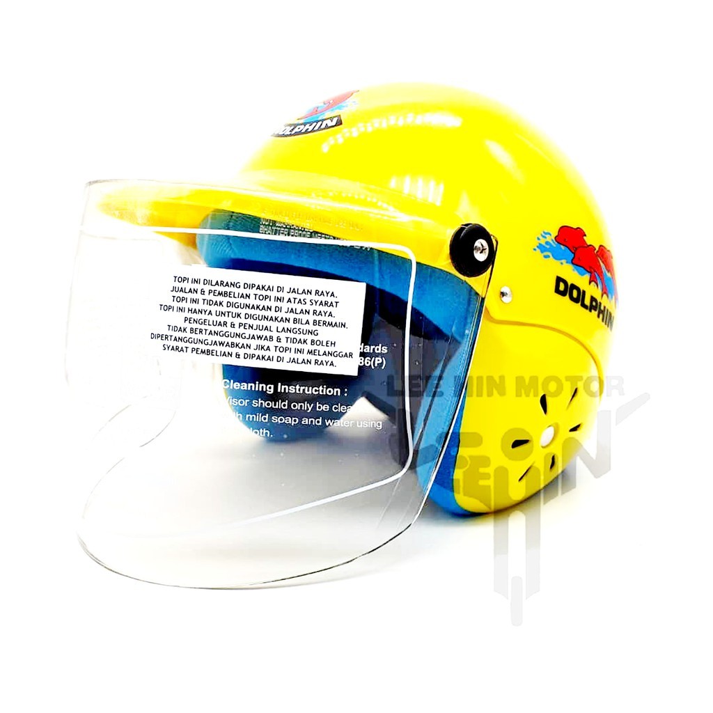 Original From SGV Dolphin Children Helmet Kid Kids Helmet Topi Budak ...