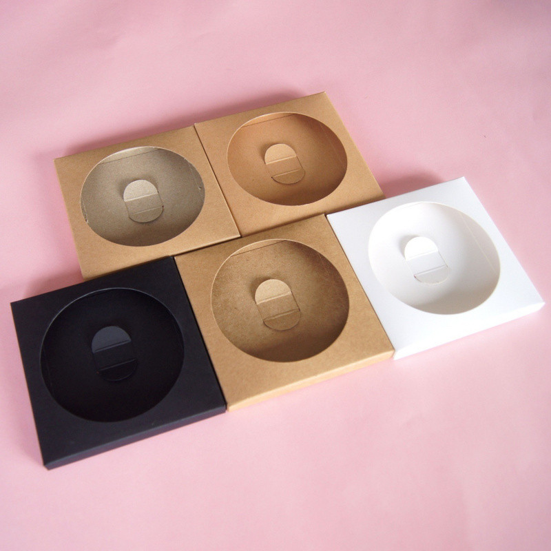 [Customization] [Paper Card Box] Coaster Packaging Paper Box Kraft ...
