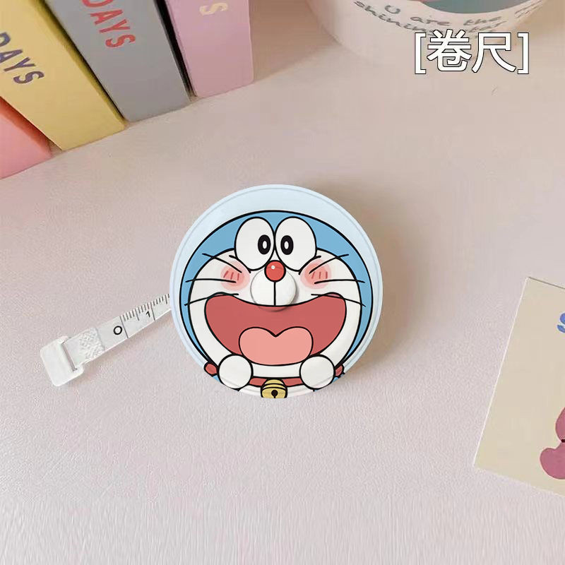 【READT STOCK】日韩卡通卷尺迷你2m米量尺量衣服软尺腰围三围测量尺测身高随身Japanese and Korean cartoon ...