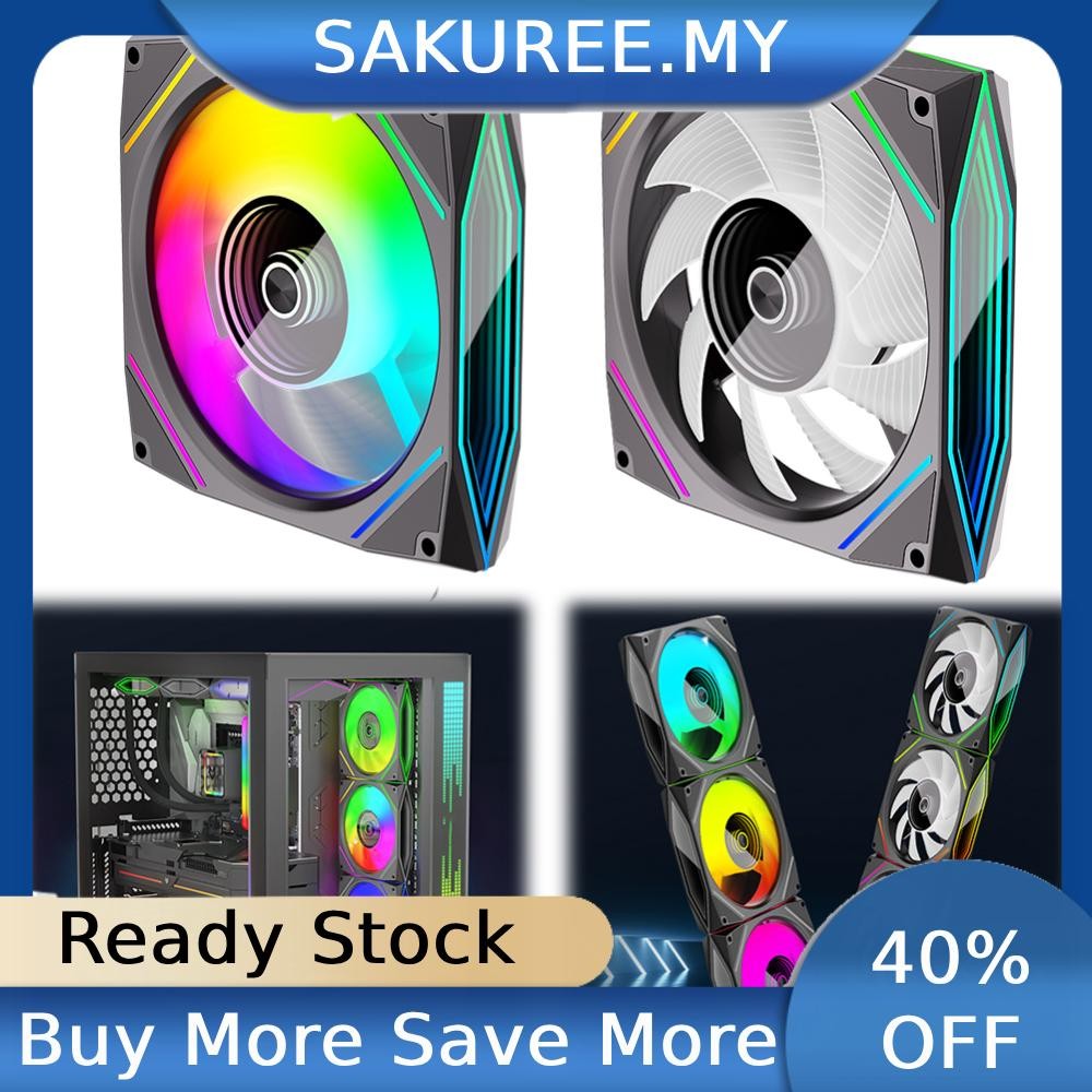 120mm ARGB PWM Silent PC Cooling Fan 71CFM High Airflow, RGB ...