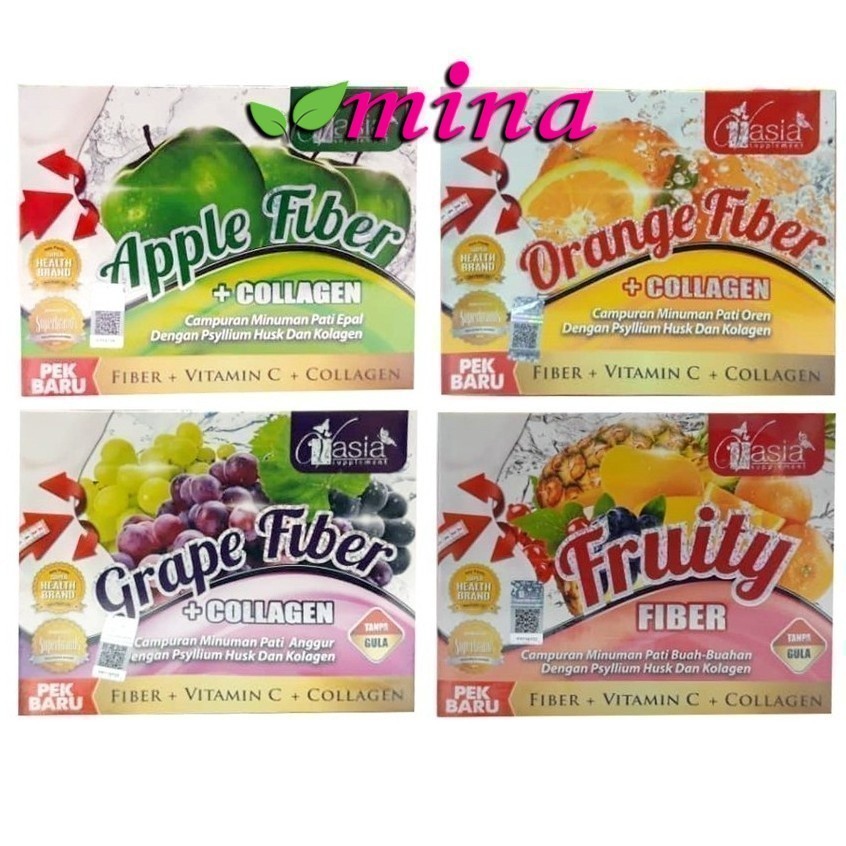 VASIA Apple Fiber Orange Fiber Grape Fiber Fruity Fiber Collagen 10s ...