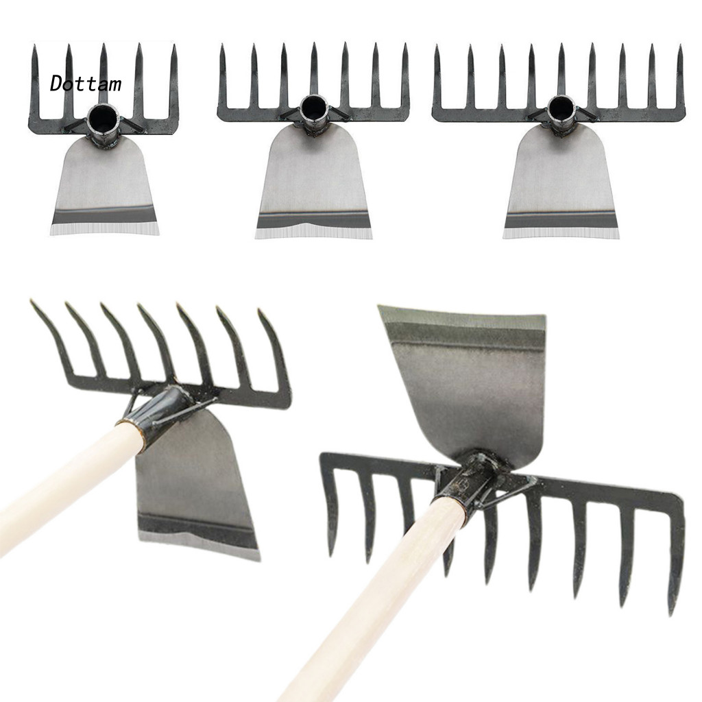 Dottam| Heavy Duty Garden Hoe Long Handle Weeding Tool 2-in-1 Heavy ...