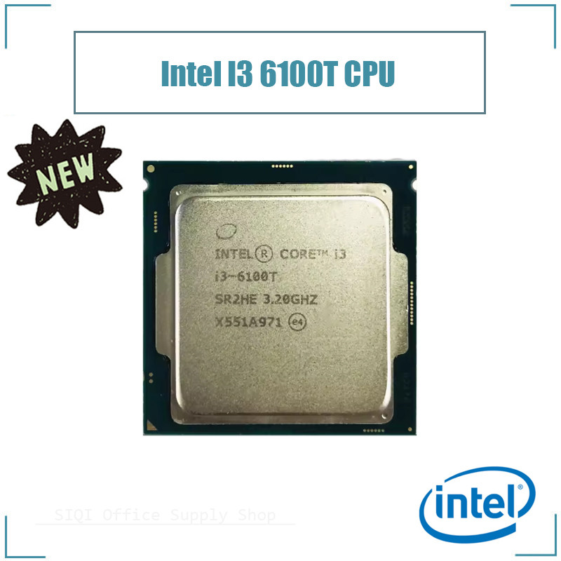 Intel Core I3 6100T CPU 3.2Ghz Motherboard Supported LGA 1151 Intel ...