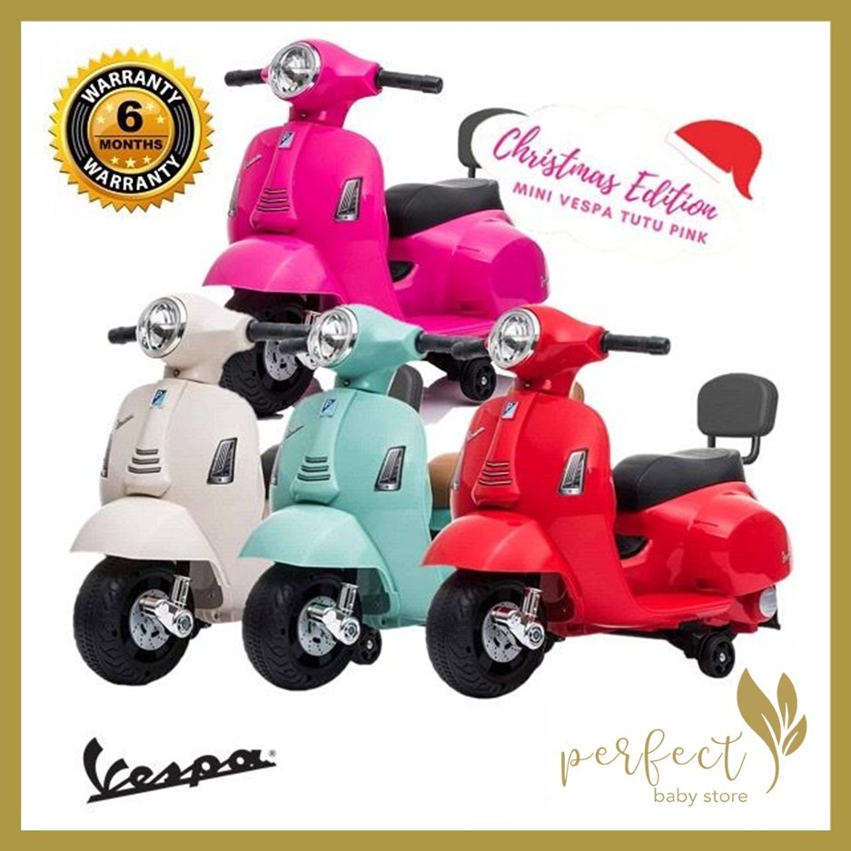 Original Mini Vespa GTS 6V Electric Ride-On Scooter for 18-48months ...