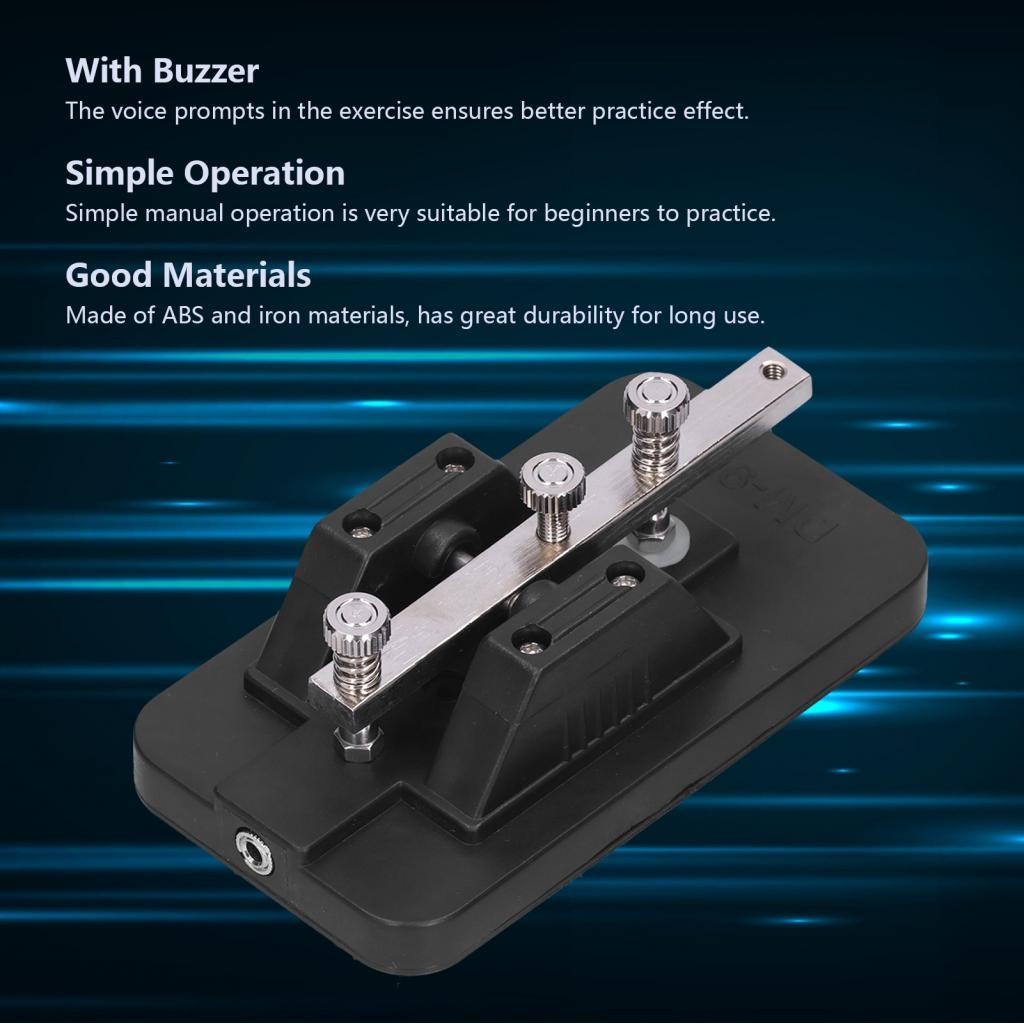 Treee BTER Morse Code Telegraph Key - Professional Straight with Buzzer ...