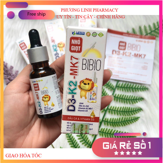 (Easy To Drink Taste) D3-K2-MK7 Bibio drops, vitamin D3-K2-MK7 supplement, 20ml bottle | Shopee ...