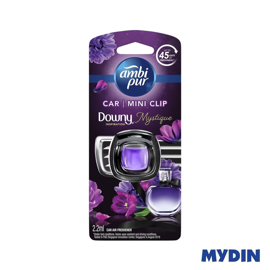 Ambi Pur Car Air Freshener Mini Clip Downy Mystique Inspiration (2.2ml ...