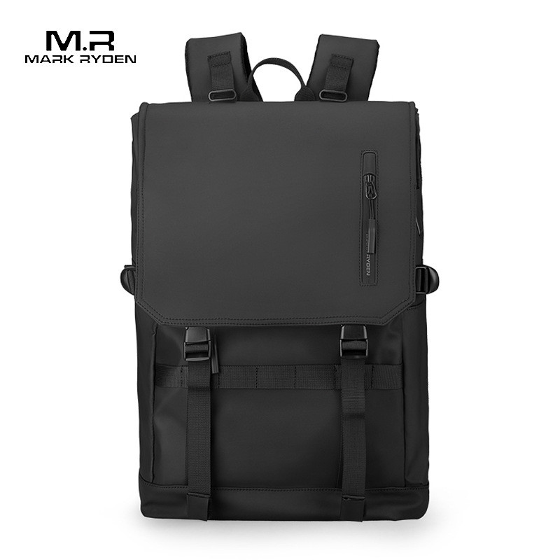MARK RYDEN Large Capacity Laptop Bag Men Black Backpack Travel School ...
