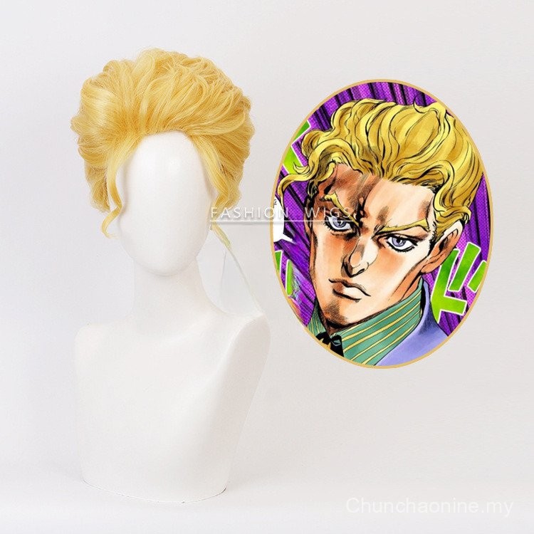Pengembaraan indah JOJO Kira Yoshikage cos rambut palsu Anime ...