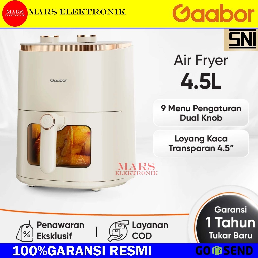 FRYER WATER GAABOR - AF-45M01A - LOW WATT - 4.5 LITER CAPACITY - DOUBLE ...
