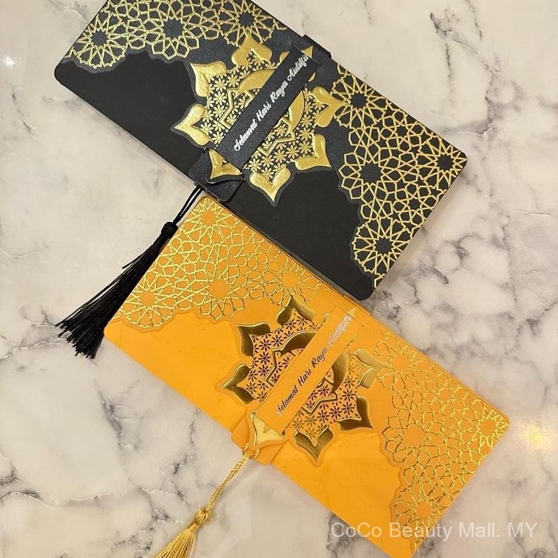 Sampul Duit Raya Viral 2025 Gold Kertas Stationery Paket 1 Pcs 10 Slot ...